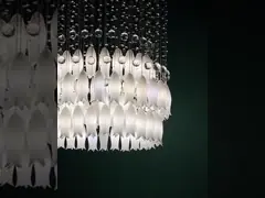 Glass Flower Ceiling Light