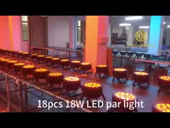 18pcs 18W par light