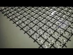Custom High Quality Square Woven Wire Mesh Stainless Steel Crimped Wire Filter Mesh For Barbecue