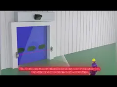Sensor de microondas para puertas de persianas rodantes de alta velocidad / puertas de apilamiento industriales