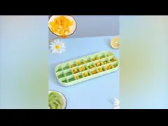 Plastic Soft Sole Refrigerator Ice Cube Maker Tray Small Square Ice Cube Tray