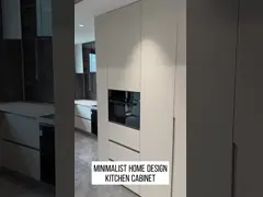 Minimalist home design kitchen cabinet
