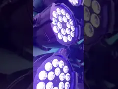 Dmx 6 In 1 Rgbwa Uv 6in1 18x18w Wash 64 Par Can Led Par Stage Lights