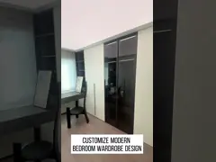 Customize modern bedroom wardrobe design