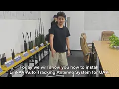 China UAV Auto Tracking Antenna System with 4W MANET Data Link for sale