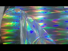 China 12mic PET/17mic Bopp Holographic Metallized Primer Coating For UV Printing for sale
