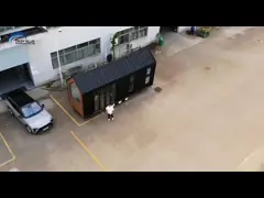 China Luxe Glamping Prefabricated Houses Custom  Tiny House On Wheels For Hotels / Camping / Rental for sale