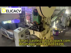 Revolutionize Production with our Fully Automated Line for Rectangular Top Lids with Screw Spouts!