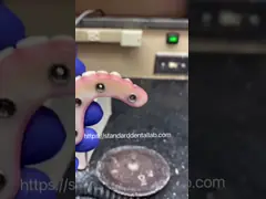 China Screwed All On 6 Full Zirconia Bridge Dental High Accuracy Over Ti Base for sale