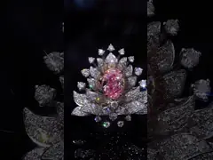 Beautiful Design Pink Diamond Ring For Banquet For Party Lab Grown Diamond Luxury Design