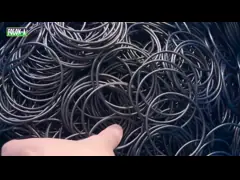 China Superior Oil Resistant FKM Green O Rings with 14 MPa Tensile Strength for sale