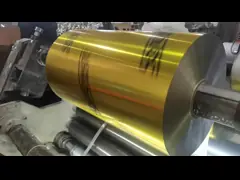 gold matalized film