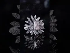 Luxury Jewelry Design Pink Lab Grown Diamond Ring For Women
