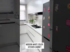 Modern white color kitchen cabinet