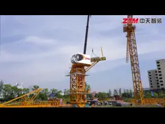 ZTM Luffing Tower Crane Erection Video