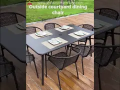 Outdoor Metal Table and Chairs