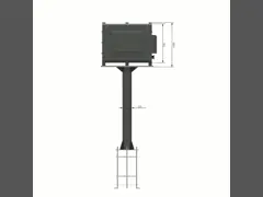 Outdoor waterproof projector housing thermostat Ip66 dustproof video projector housing