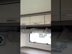 Hardtop caravans, campsite caravans, road caravans, equipped with a complete living system