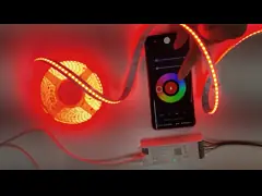 Certified Warm White Cob LED Strip Lights With Adhesive Backing - 6.5FT Length