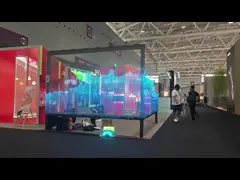 China Full Color Super Slim Indoor Outdoor Curtain Glass P10-P50 Transparent LED Film Display for sale