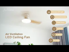 China Flush Mounted Ceiling Fan With Light Remote Dimmable Led Light for sale