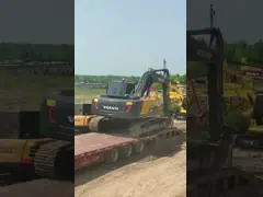 used Volvo EC240 excavators ready to work