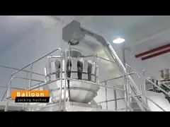 China Balloon Packing Machine Multihead Scale Weighing And Counting Multifunctional Packaging Machine for sale