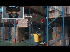 China 1 Steering Motor Electric Pallet Forklift For Smooth Warehouse Operations Chinese Best Battery for sale