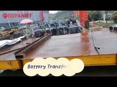 Heavy Load Rail Electrical Transport Trolley,Handle Pendent Control Battery Transfer Cart