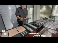Assemble the samples bracket-Circlip Hanging System