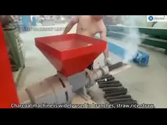 China Barbecue Charcoal Manufacturing Machine Coconut Shell Charcoal Making Machine for sale