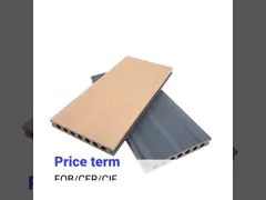 China 25x140 Elastic Composite Wpc Decking WPC Coextrusion Flooring Customisable for sale
