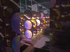 P41921LEDディスプレイ ロゴ カスタマイズ 円画面 屋外 LED丸表示