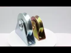 China Zinc Plated Gate Roller Wheel Stable Operation Door Window Rollers for sale