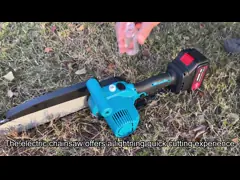 China Top Handle 12 Inch Electric Small Chain Saw Rechargeable 21v Lithium Battery for sale