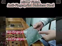 PVD anti-vingerafdruk coating roestvrij staal vingerafdrukbestendige decoratieve plaat