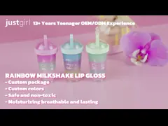 layered lip gloss with non toxic formula for kids