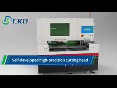 China Precision HTI Controlled Glass Laser Cutting Machine With 150W Splitting Laser Source Power. for sale