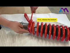 How to adjust the height for air spring to coil spring conversion kit