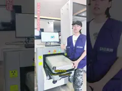 Dual Energy Security X Ray Baggage Scanner Inspection 0.6KW High Definition