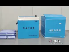 China Eco Friendly Ice Box for Medicine Safety Cold Chain Box Vacuum Insulated Panel Box 48h Cold Time for sale
