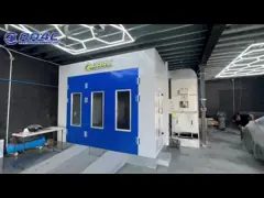 China AA4C Car Spray Booth Baking Oven Painting Box With Diesel Heater Air Exhauster Air Intaker  AA-LX3 for sale
