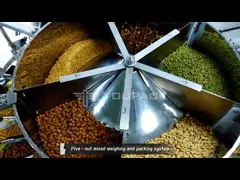 mixing nuts weighing packing machine