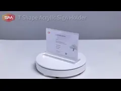 T Shape Acrylic Sign Holder