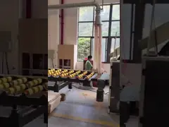 Linea di montaggio automatizzata per la produzione di legno