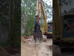 GuangLin Digging Machine with Stone / Wood Grabber
