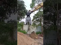 GuangLin Digging Machine with Stone / Wood Grabber