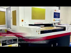 Macchina di taglio vetro laser versatile ad alta frequenza a impulso per varie applicazioni di lavorazione del vetro