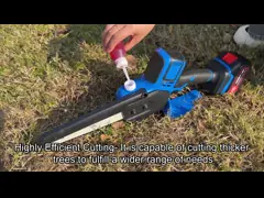 China Ce Efficient Small Handheld Battery Chainsaw Portable With 8 Inches Chain Length for sale