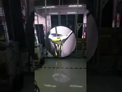 ロゴ サイン 円形 LEDディスプレイ 直径 1.5 M LEDディスプレイ